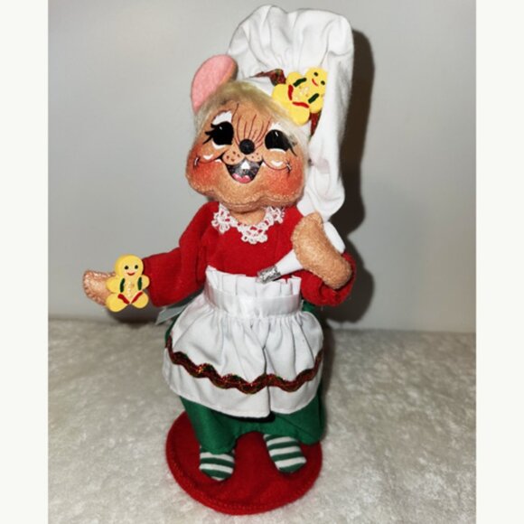 ANNALLE | Other | Genuine Annalee Mouse Cooking Cookies Collectible ...